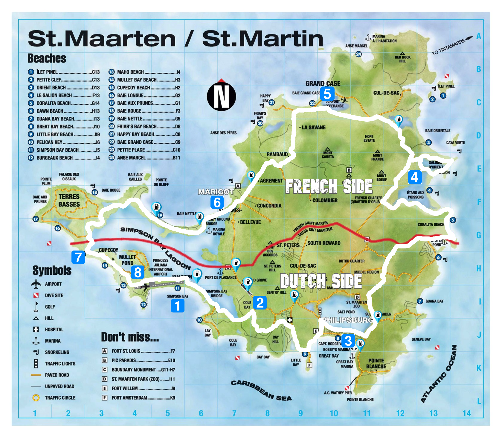 PLACES TO VISIT – TopGun SXM